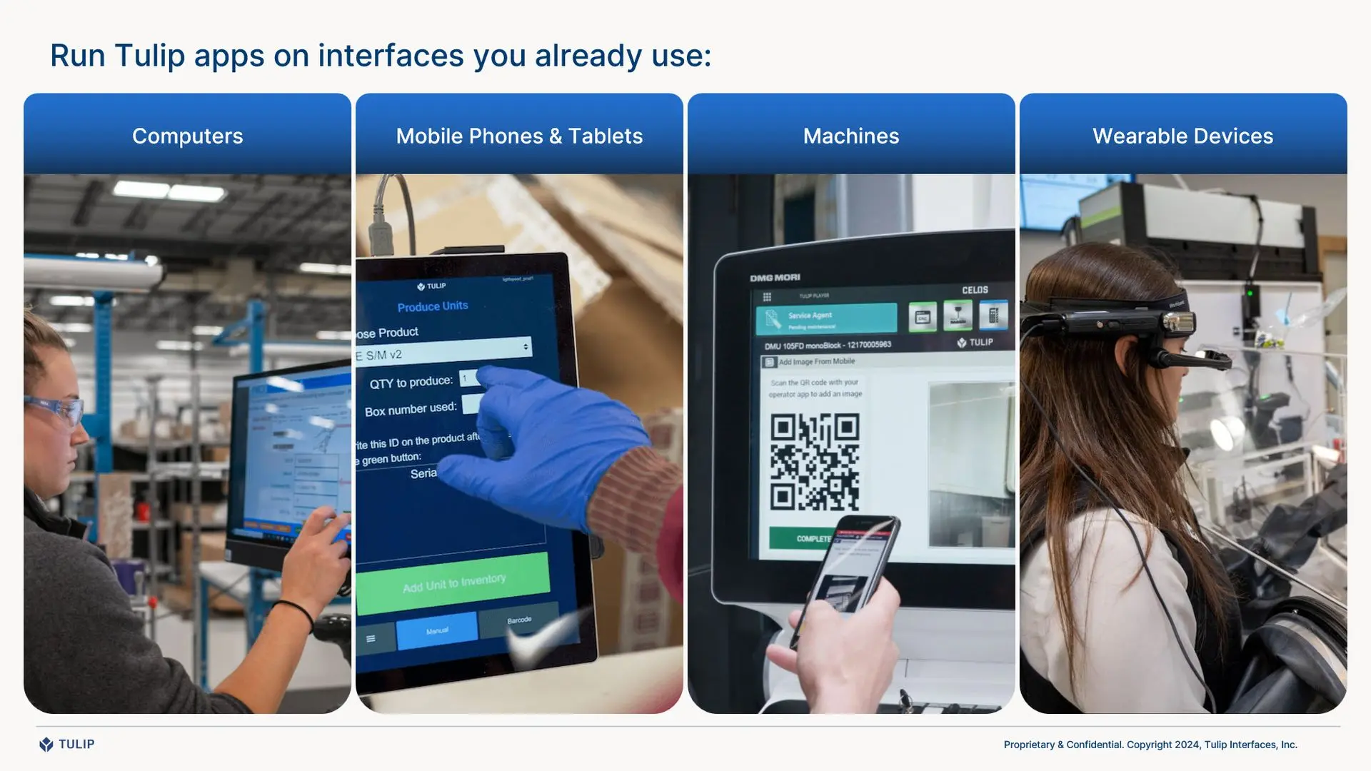 Tulip Interfaces - Industrial Applications with No-Code